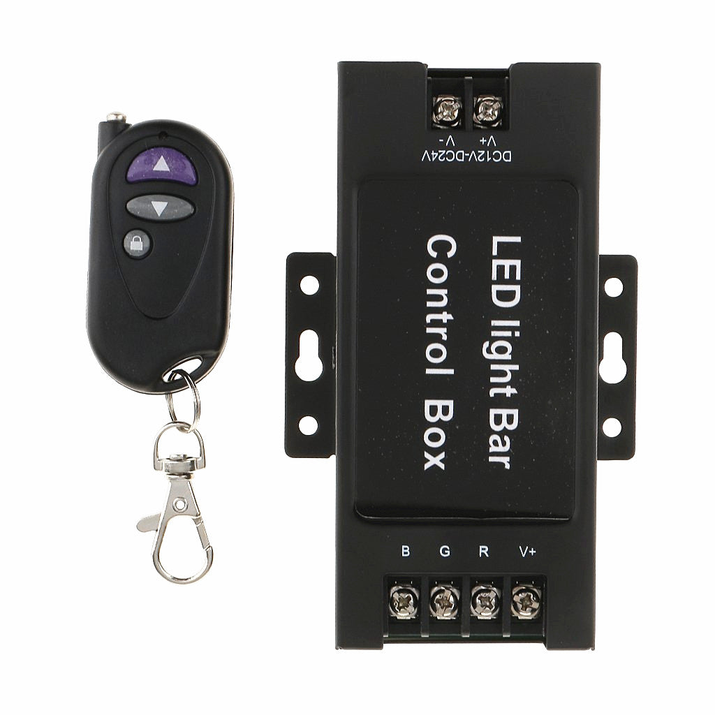 Universal 12V-24V LED Light Bar Remote Flash Strobe Controller 7 Flash ...